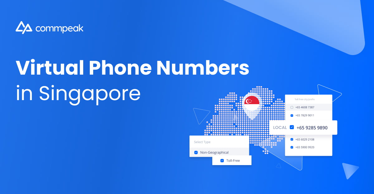 Singapore Virtual Numbers | CommPeak